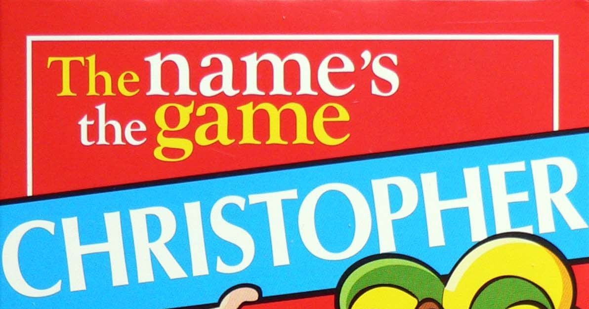 The Name's The Game | Board Game | BoardGameGeek