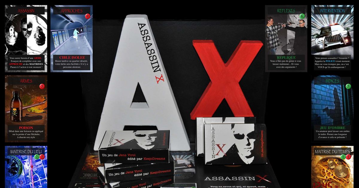 Assassin X | Board Game | BoardGameGeek