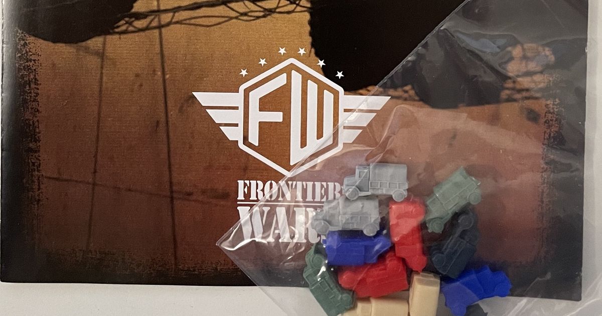 Frontier Wars: Mini Expansion Trucks | Board Game Accessory | BoardGameGeek