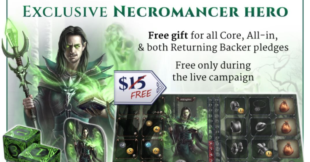 Euthia: Torment of Resurrection – Necromancer Hero | Board Game ...