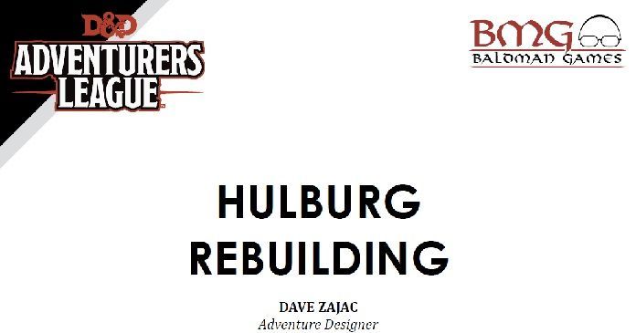 CCC-BMG-07 HULB 1-1: Hulburg Rebuilding | RPG Item | RPGGeek