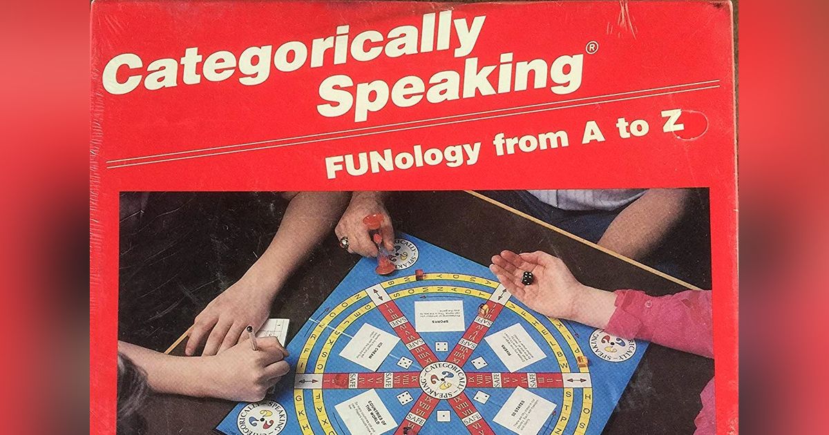 Categorically Speaking | Board Game | BoardGameGeek