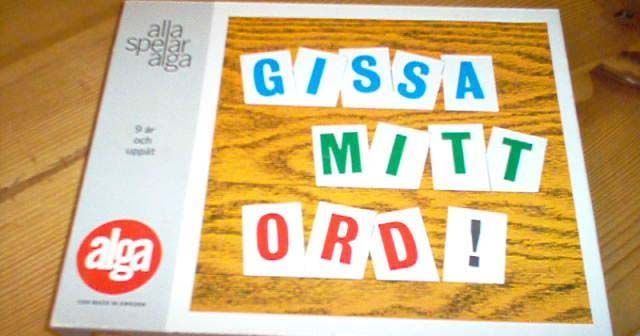 Gissa mitt ord! | Board Game | BoardGameGeek