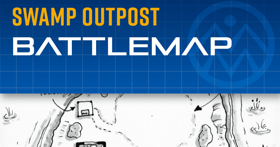 Swamp Outpost Battlemap | RPG Item | RPGGeek