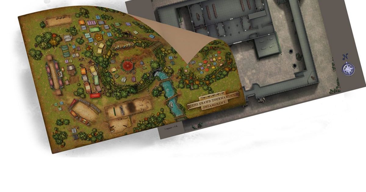 Poster Maps for Knights of the Crystal Blade | RPG Item | RPGGeek