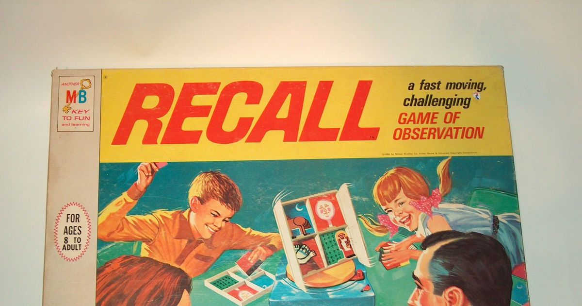 Recall | Board Game | BoardGameGeek