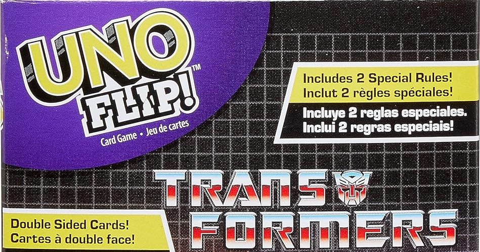 Uno Flip!: Transformers | Board Game | BoardGameGeek