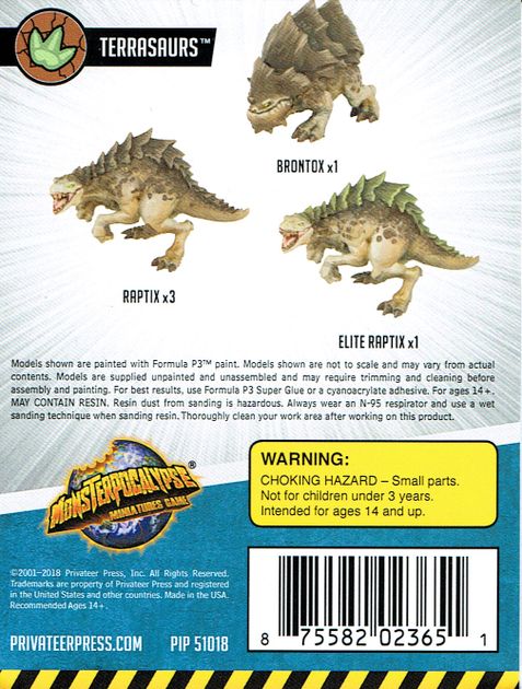 Monsterpocalypse Miniatures Game: Protectors Terrasaurs Unit Expansion ...