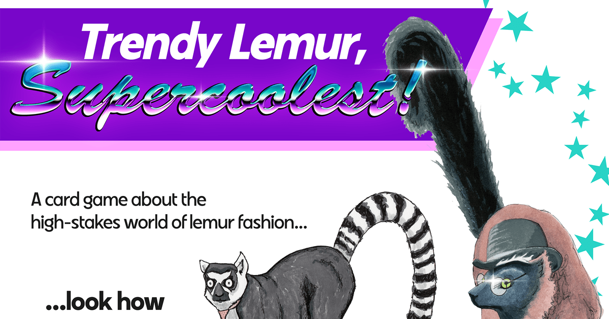 Trendy Lemur, Supercoolest! | Board Game | BoardGameGeek