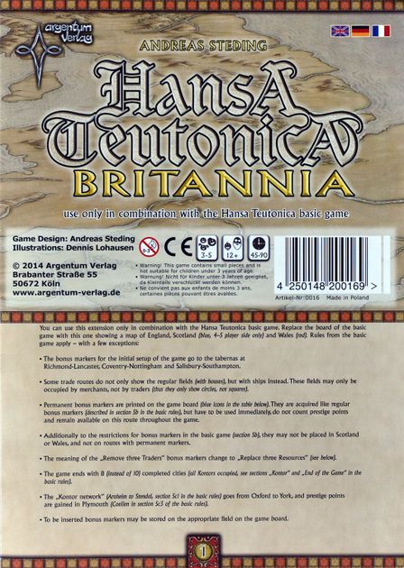 Wales confusion | Hansa Teutonica: Britannia