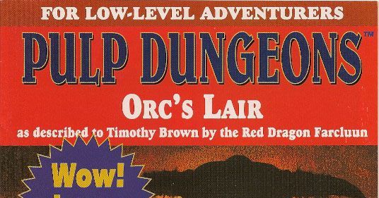 S1 A4: Orc's Lair | RPG Item | RPGGeek