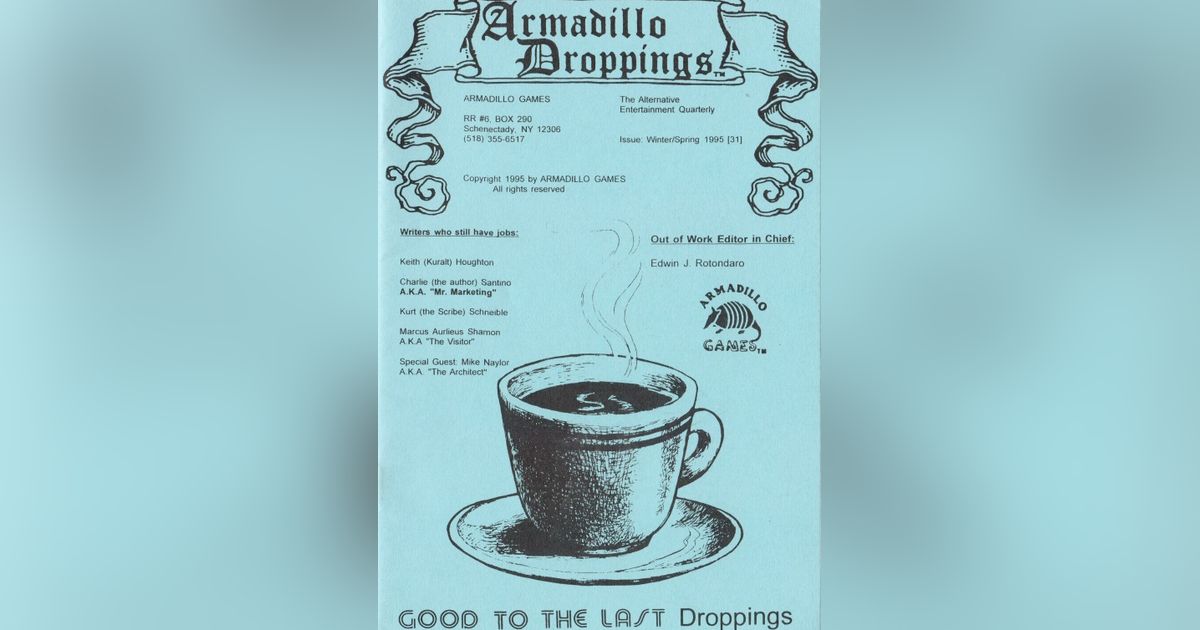 Armadillo Droppings (Issue 31 - Winter/Spring 1995) | Issue | RPGGeek