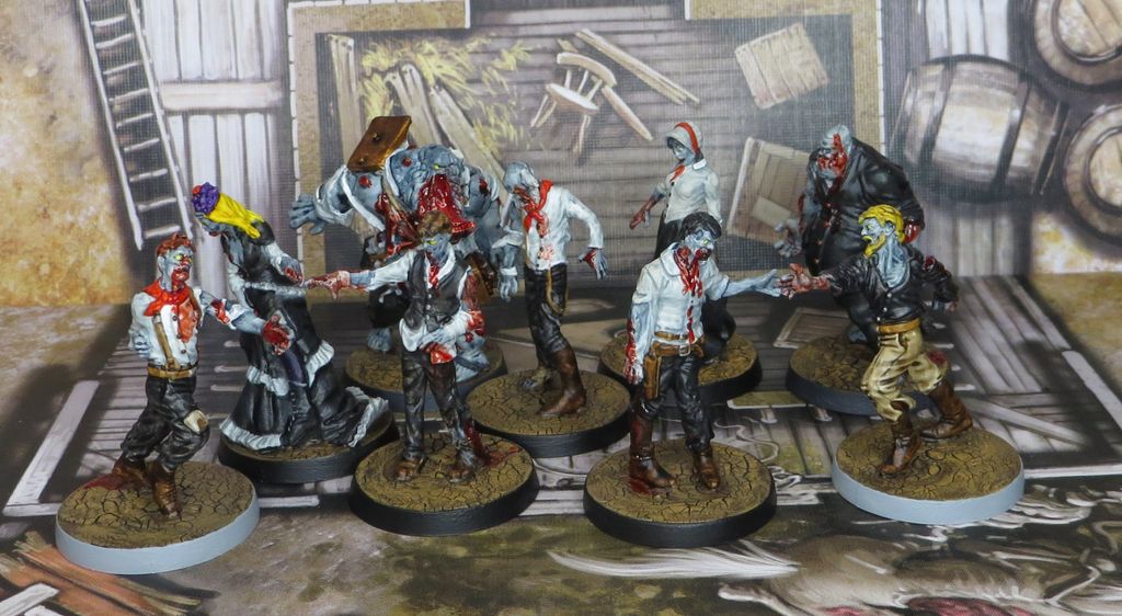 Undead or Alive zombies in black | Painting by Numbers | BoardGameGeek
