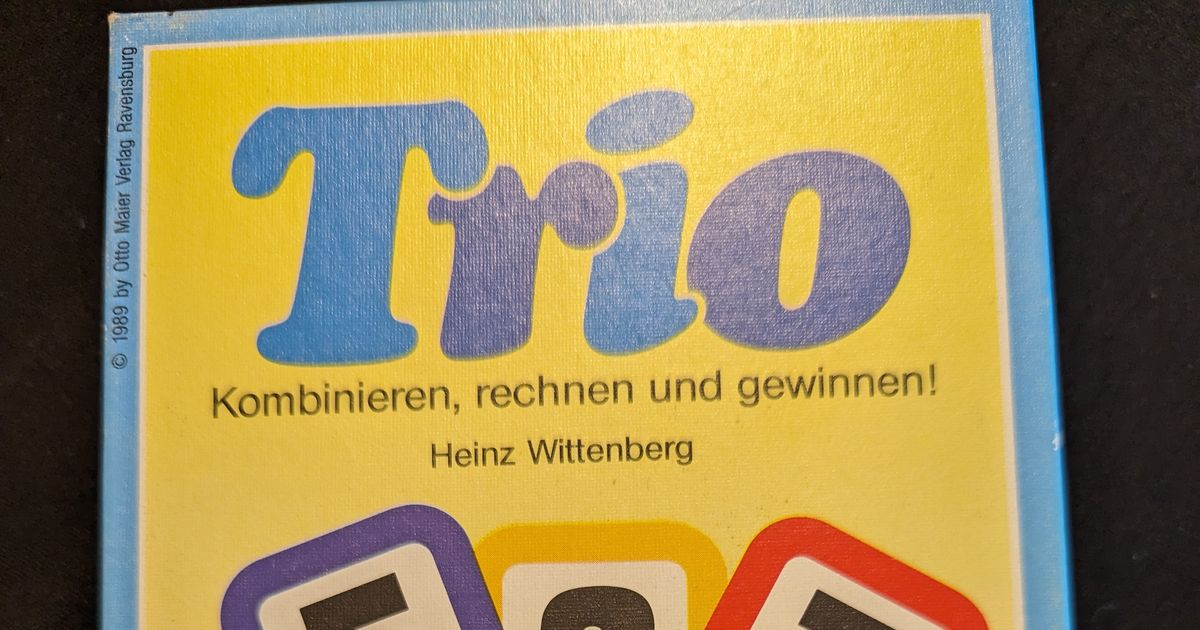 Trio | Board Game | BoardGameGeek