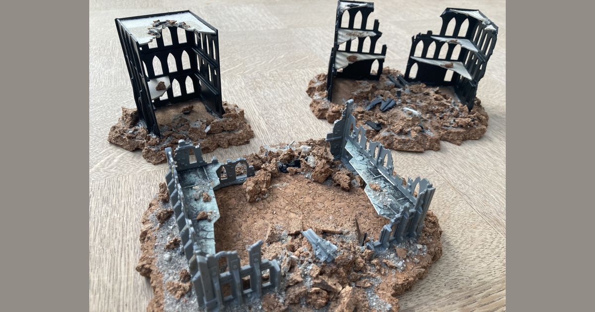 Epic Ruins - project loooong overdue ... | Miniature Games Construction ...