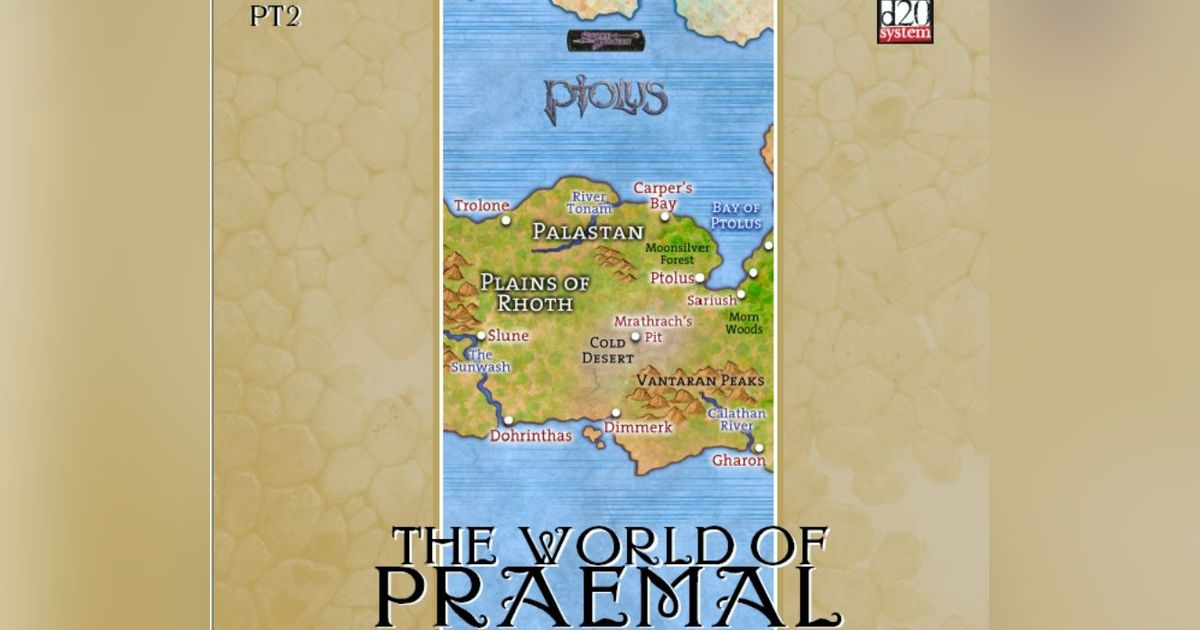 PT2: Ptolus: The World of Praemal | RPG Item | RPGGeek