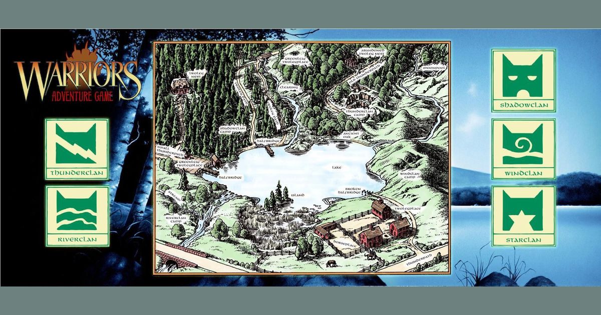 Warriors Map (JPG) | Map of the Territories