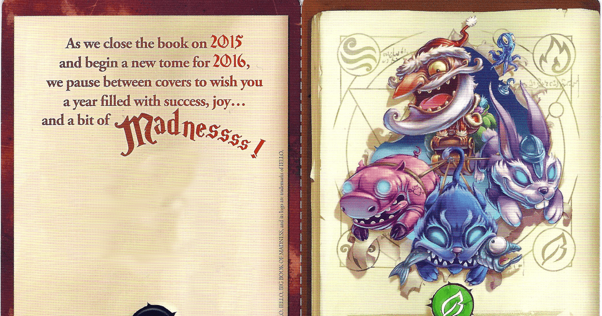 The Big Book of Madness: 2016 Greeting Card – Evil Santa | Board Game ...
