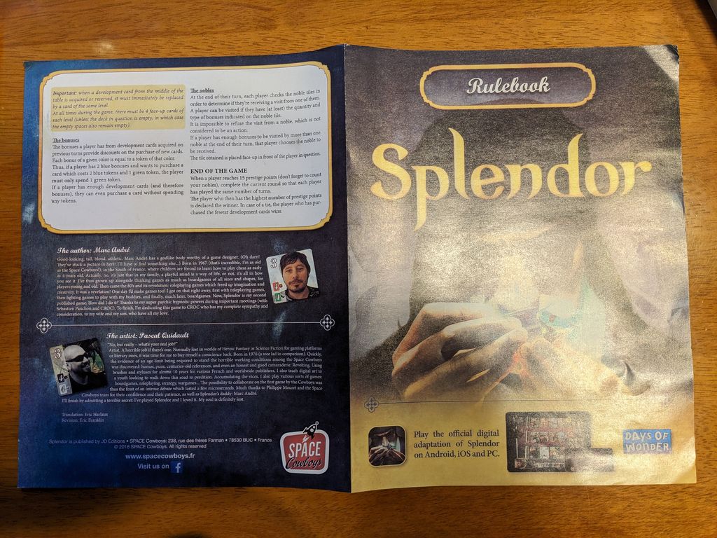 Bootleg copy | Splendor