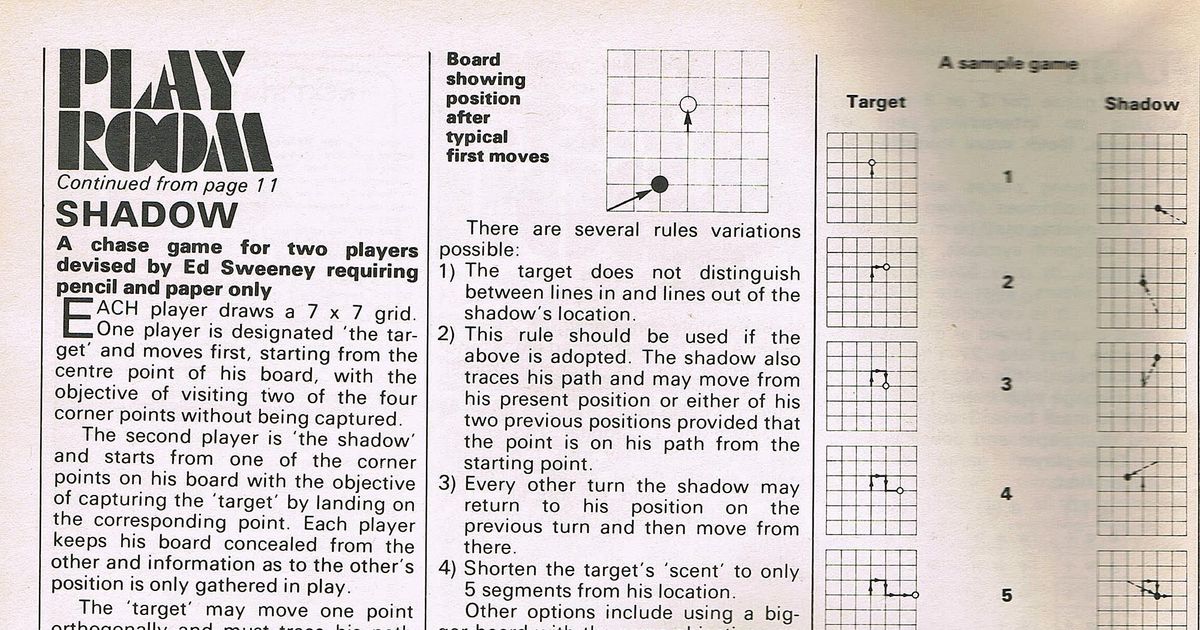 Shadow | Board Game | BoardGameGeek