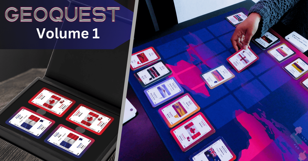 GeoQuest Vol 1: An Interactive Quest Game for Family | Board Game ...