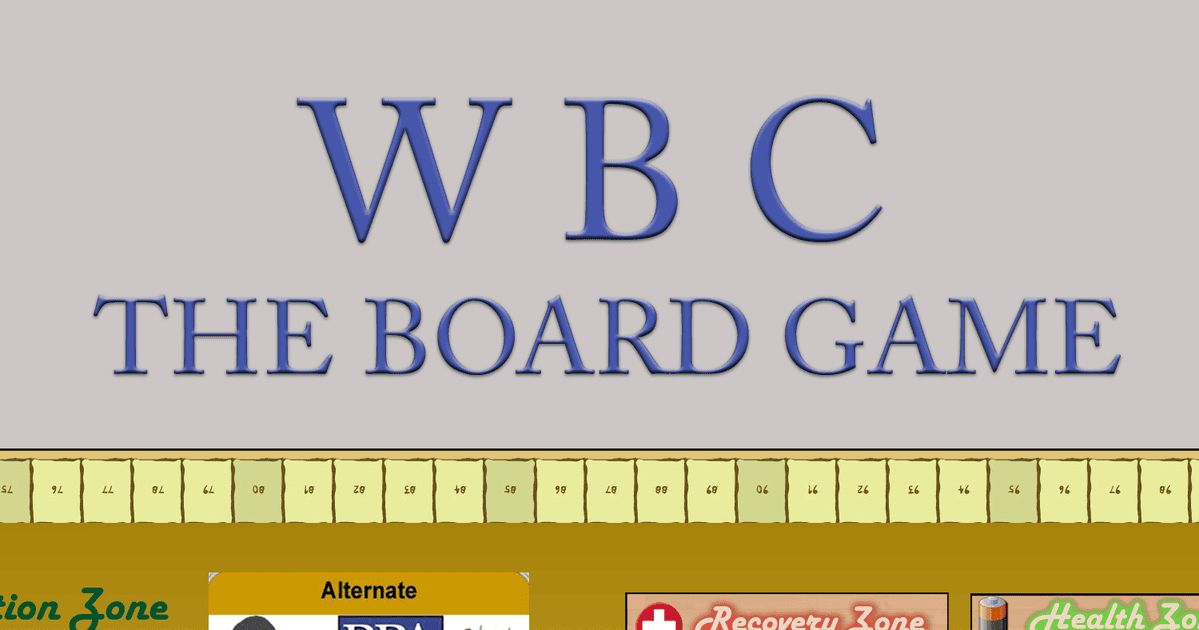WBC: The Board Game | Board Game | BoardGameGeek