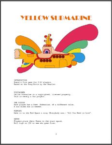 Yellow Submarine | Board Game | BoardGameGeek