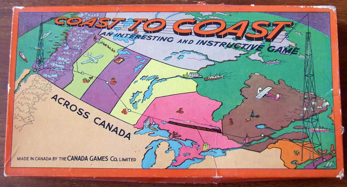 From Coast To Coast | Board Game | BoardGameGeek