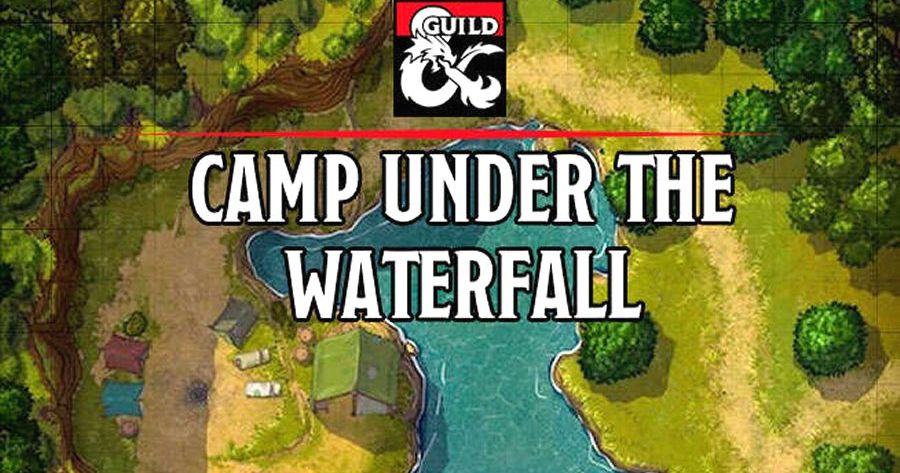 Tehox Maps Camp Under the Waterfall | RPG Item | BoardGameGeek