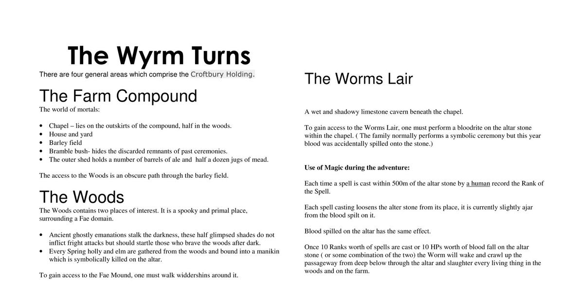 The Wyrm Turns | RPG Item | RPGGeek