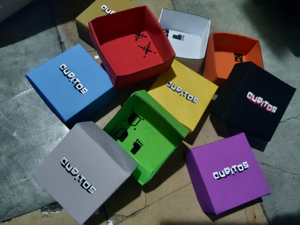 Cubitos origami box lid | Cubitos