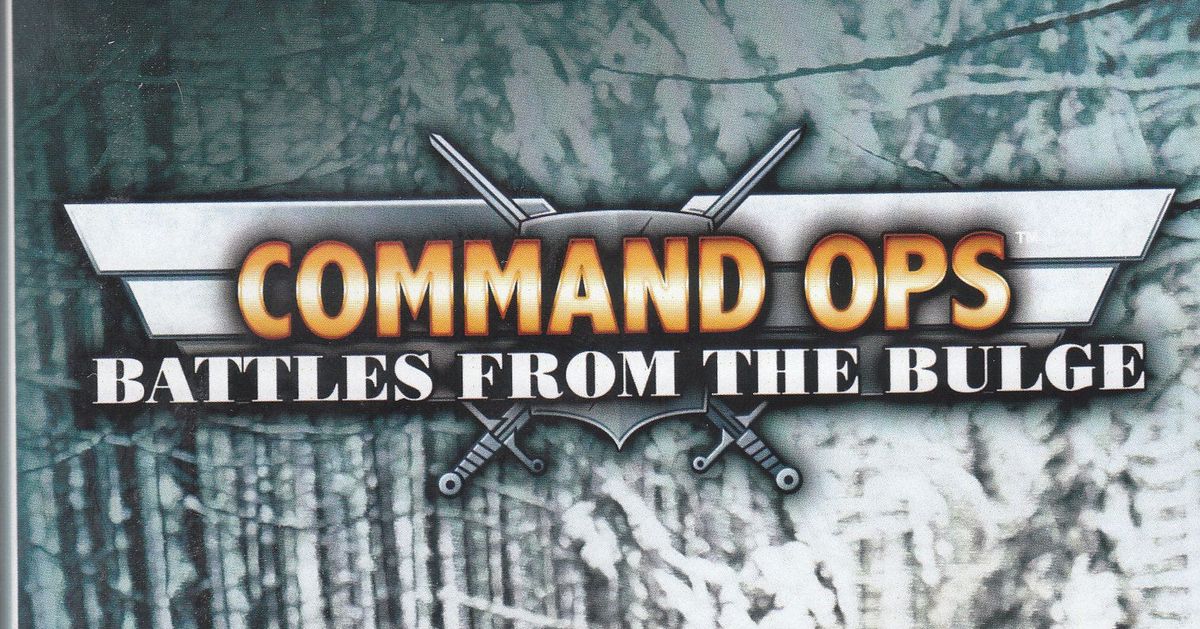 Command Ops: Battles from the Bulge | Video Game | BoardGameGeek