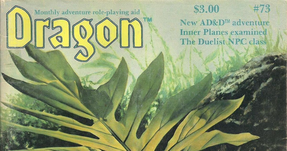 Dragon (Issue 73 - May 1983) | Issue | RPGGeek