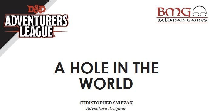 CCC-BMG-03 CORE 1-3: A Hole in the World | RPG Item | RPGGeek