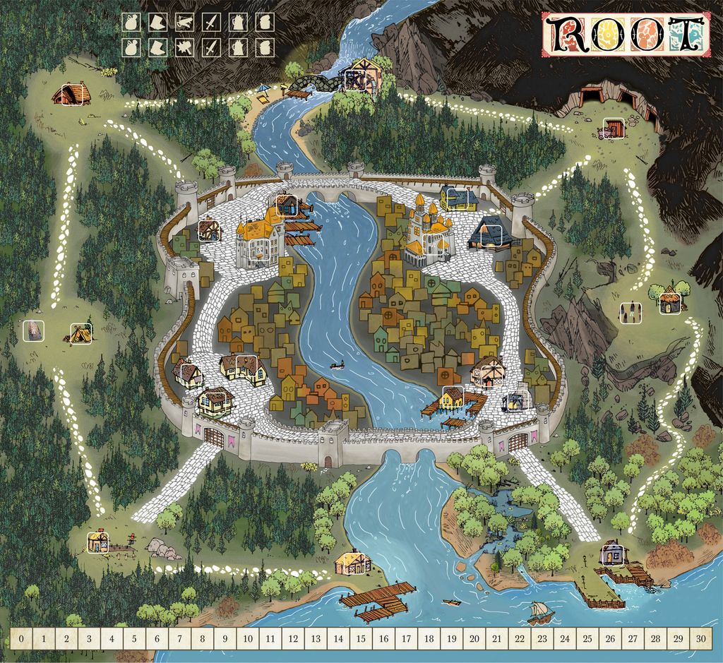 River Town - Fan map | Root