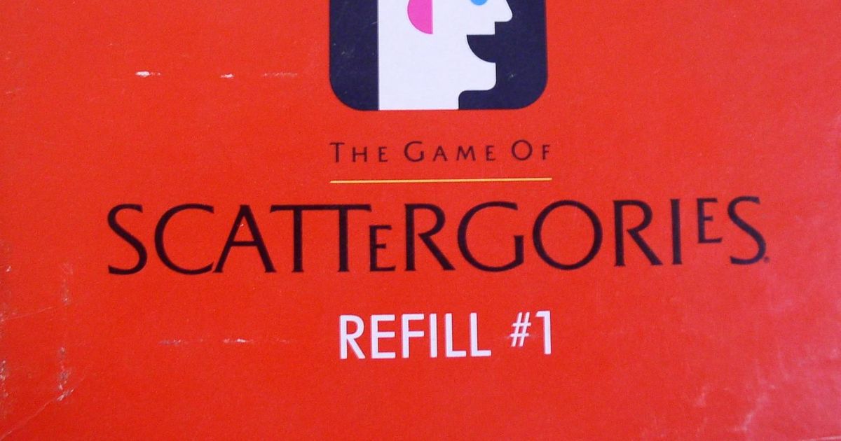 Scattergories Refill #1 | Board Game | BoardGameGeek