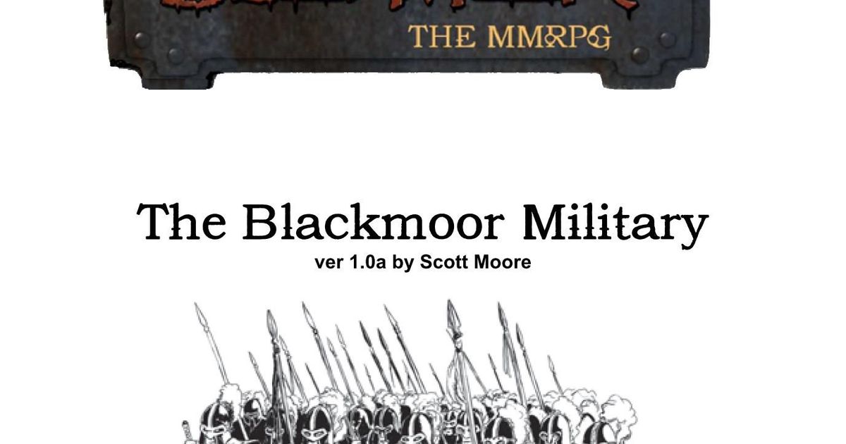 The Blackmoor Military | RPG Item | RPGGeek