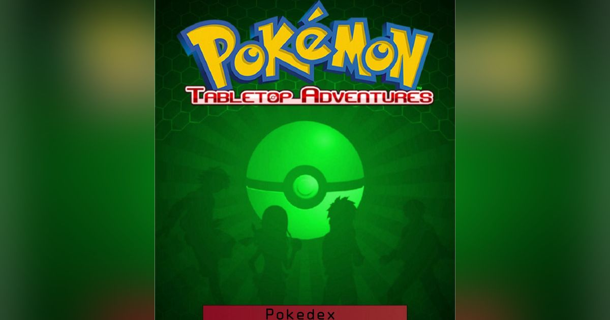Pokémon Tabletop Adventures Pokédex | RPG Item | RPGGeek