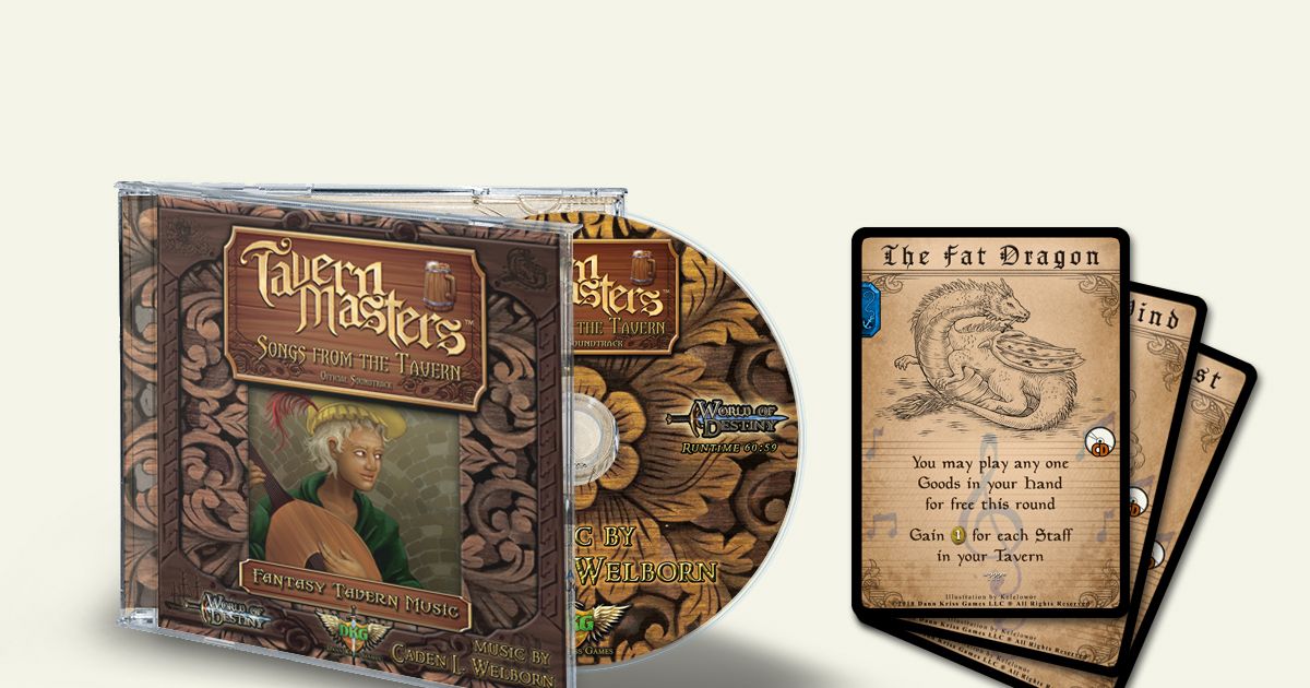 Tavern Masters: Songs From The Tavern (Soundtrack CD) | Board Game ...