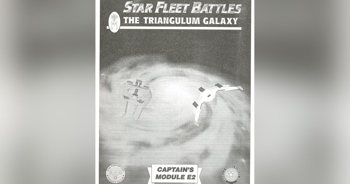 Star Fleet Battles: Module E2 – The Triangulum Galaxy | Board Game ...