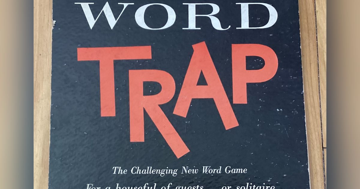 Word Trap | Board Game | BoardGameGeek