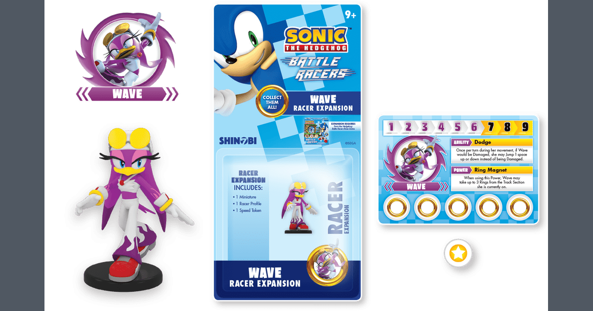 Sonic the Hedgehog: Battle Racers – Wave Racer Expansion | Board Game ...