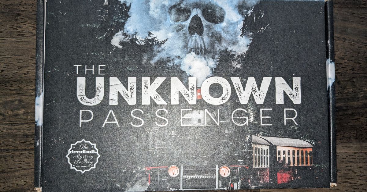 The Unknown Passenger | Board Game | BoardGameGeek