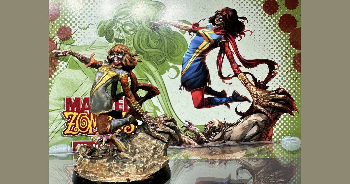 Marvel Zombies: A Zombicide Game – Zombie Ms. Marvel | Tiny Plastic ...