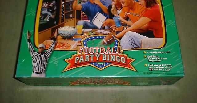 Football Party Bingo | Board Game | BoardGameGeek