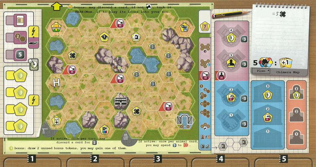 Chimera map | Ark Nova