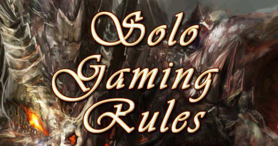 Solo Gaming Rules | RPG Item | RPGGeek