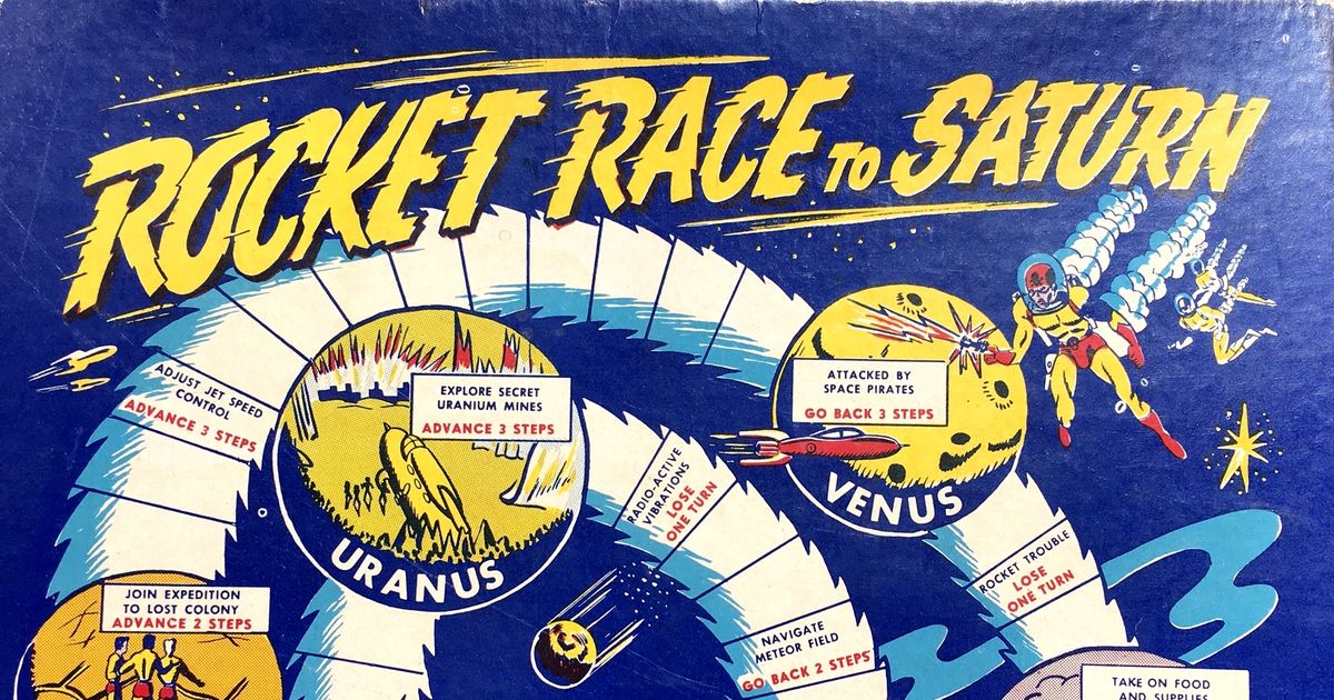 Rocket Race to Saturn | Board Game | BoardGameGeek