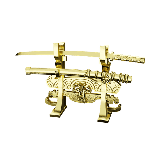 Shogun no Katana: Metal Katana Display | Board Game | BoardGameGeek