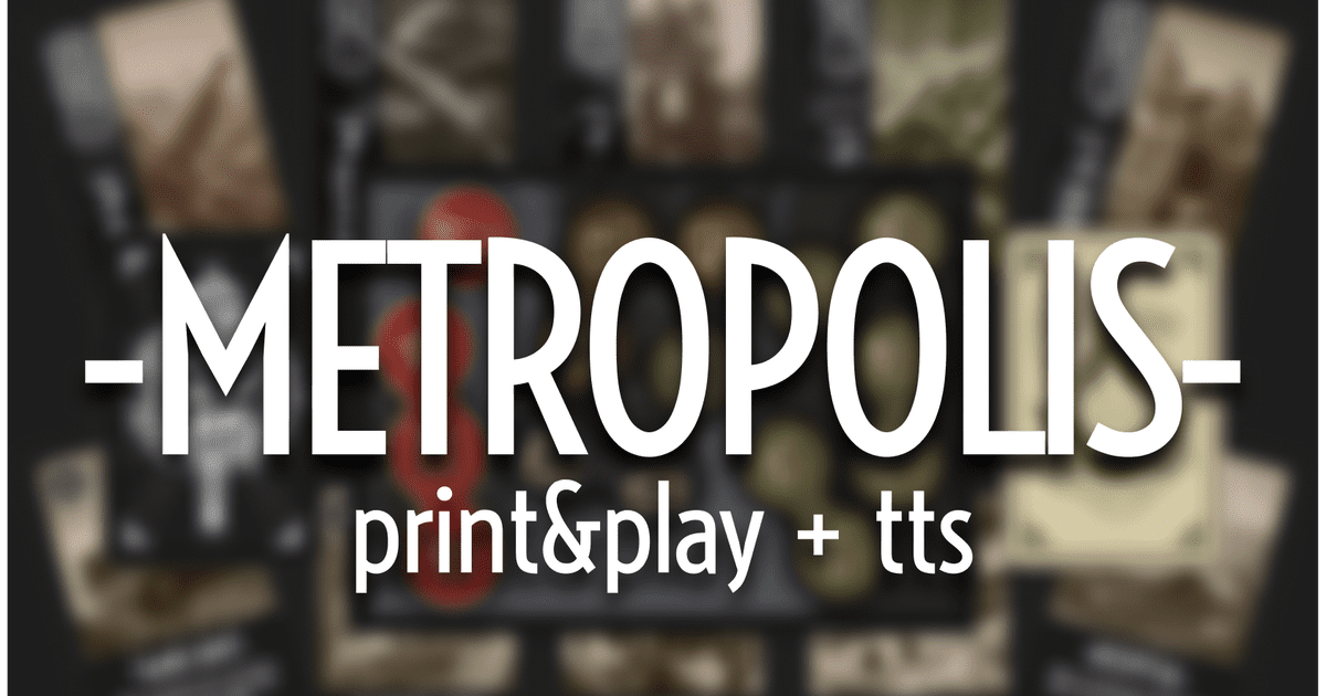 Metropolis | Board Game | BoardGameGeek